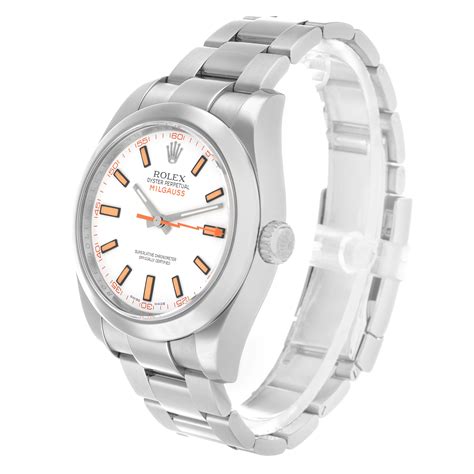 Rolex Milgauss Watch Stainless Steel 116400 Swisswatchexpo
