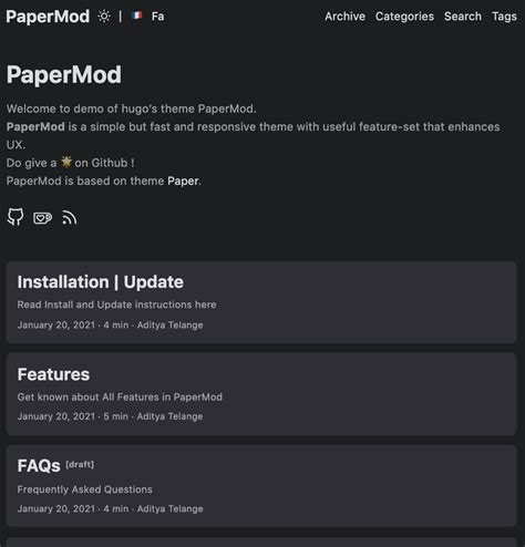 有哪些好看的hugo主题？hugo框架主题选那个 Github的star数量告诉您 Andbible