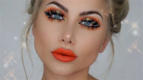 What Eye Makeup Goes With Orange Lipstick