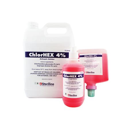 Chlorhex 4 Antiseptic Solution Steriline