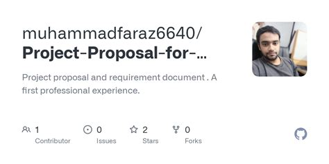 Github Muhammadfaraz6640 Project Proposal For Ecommerce Website Project Proposal And