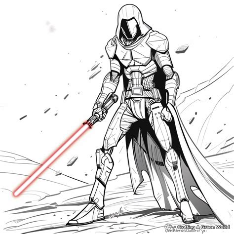 Light Saber Coloring Pages 2025