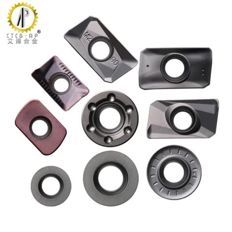 Carbide Milling Inserts Apmt1135 Apmt1604 Rdkw1204 Rpkt1204 With High Wear Resistance Suitable