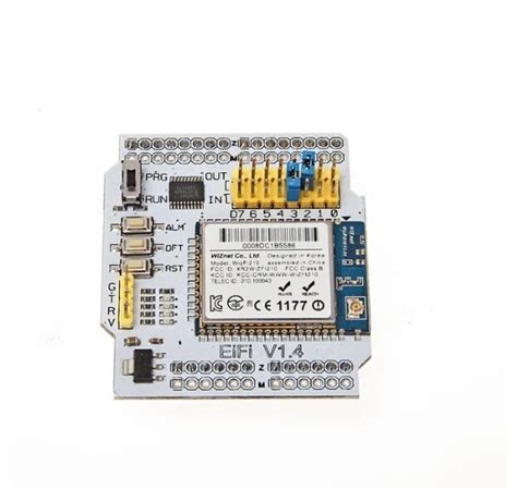 Arduino Wi Fi Wifi Shield Eifi Wizfi210 Con Antena Cyberofice