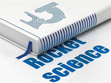 White Background Science Book Microscope And Rocket Science Concept Photo And Picture For Free