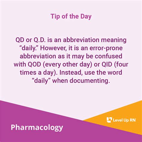 Qd And Q D Error Prone Abbreviations Leveluprn