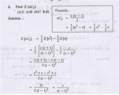 Problems Based On Z Transform Of Some Basic Functions Examples