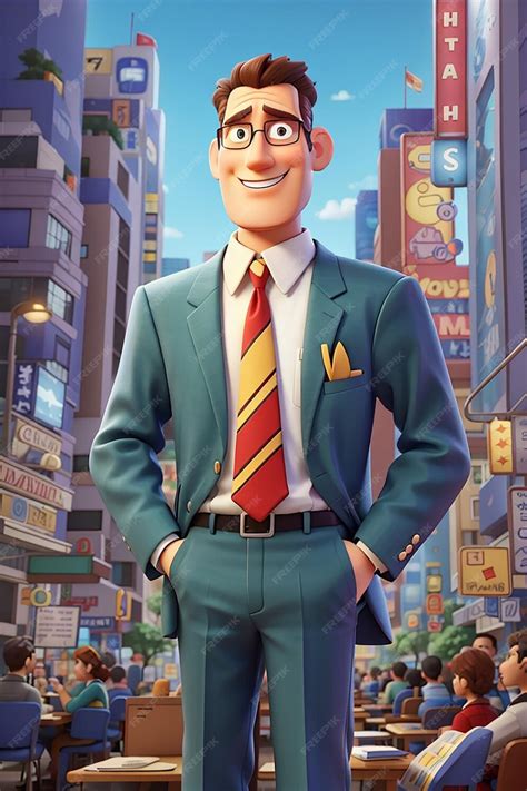 Premium Photo Cartoon Capitalist The Animated Business Odyssey