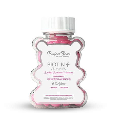 Multivitamínico En Gomitas Hair Nails And Skin Sin Azucar Perfect Bear 1 Mes