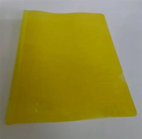 Yellow Plastic Stick File For School Paper Size A4 At Rs 10 5 Piece In Thiruvananthapuram