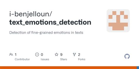 GitHub I Benjelloun Text Emotions Detection Detection Of Fine Grained Emotions In Texts