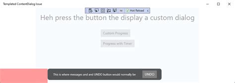 Content Dialog Is Not Resilient To Template Changes Which Remove Its Template Parts Issue