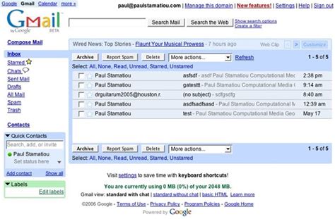 How To Setup Gmail For Hosted Domains Paul Stamatiou