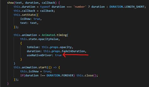 Add Usenativedriver As An Option For Animation Issue Crazycodeboy React Native Easy