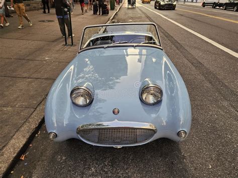 New York City Usa August 06 2023 Austin Healey Sprite 1960 Vintage