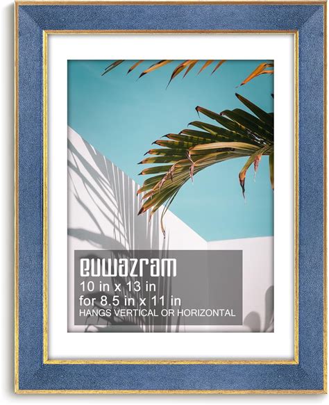 Euwazram Suede 10x13 Frame Single Frame Christmas Elegant Sky Blue 10 X 13