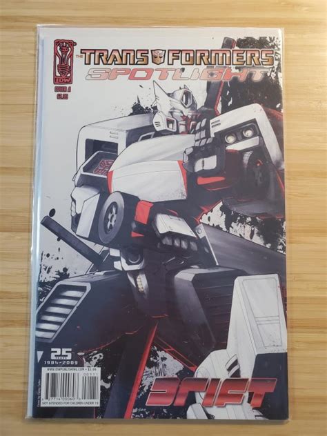 Transformers Spotlight Drift 2009 Idw Comic Books Modern Age Idw Hipcomic