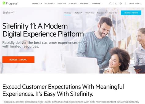 The New And Improved Home For Progress Sitefinity