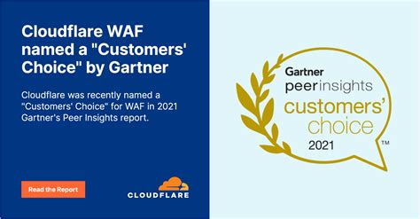 Cloudflares WAF Is Recognized As Customers Choice For 2021