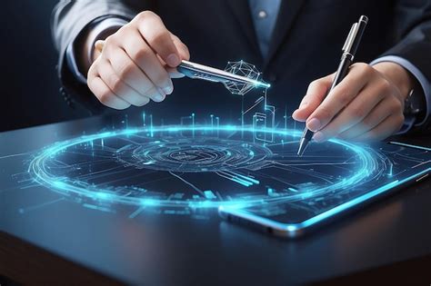 Premium Photo Blockchainbased Digital Marketing Contract Execution