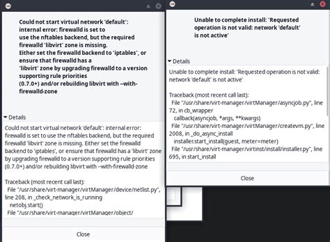Virtmanager Unable To Create Vm Successfully Applications Endeavouros