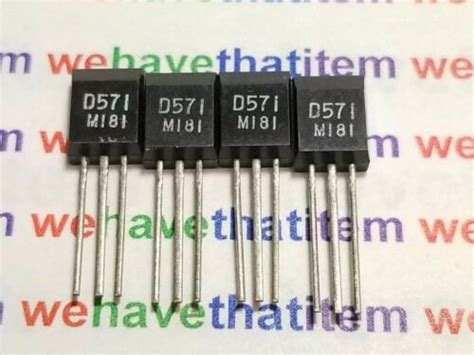 2sd571 D571 Transistor X73 4 Pieces Qzty Ebay