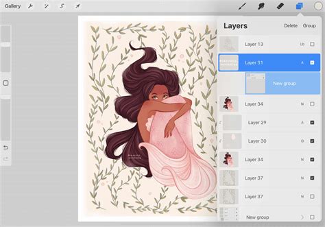 How To Select Multiple Layers In Procreate Envato Tuts