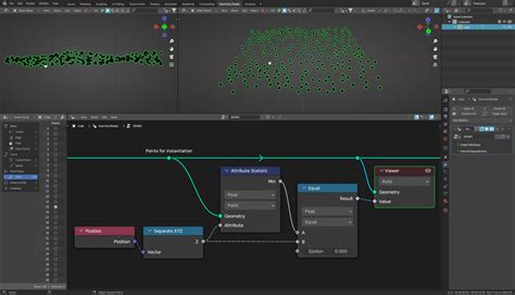 Procedural With Geometry Nodes How Do You Select The Lowest Instance On The Z Axis Blender