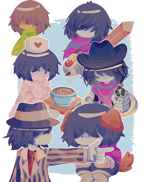 Alicezakat Frisk Undertale Kris Dark World Deltarune Kris Deltarune Deltarune