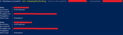 Azure How Can I List The Certificates For A Web App Stack Overflow