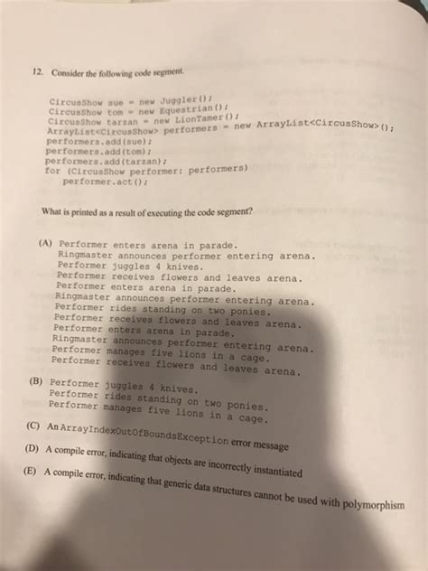 Solved Refer To The Following Interface Interface