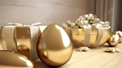 3d 황금 부활절 달걀과 선물의 렌더링 초콜릿 달걀 과자 초콜릿 캔디 배경 일러스트 및 사진 무료 다운로드 Pngtree