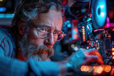 Tech Troubleshooter It Worker Navigating The Complexities Of Information Technology Solving