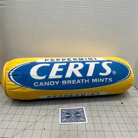 Certs Peppermint Candy Breath Mints Jumbo Pillow