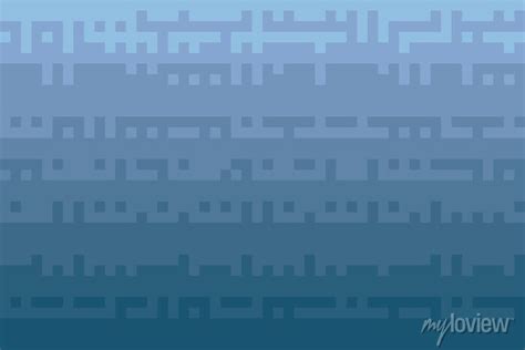 Maze Background Blue Maze Pattern Pixel Art Posters For The Wall • Posters White Way