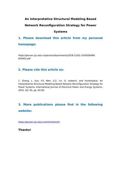Pdf An Interpretative Structural Modeling Based Network