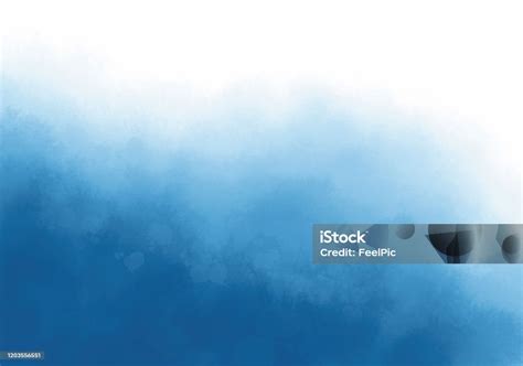 복사 공간이 있는 파란색 수채화 브러시 스트로크 텍스처 배경 수채화에 대한 스톡 사진 및 기타 이미지 수채화 수채화 물감