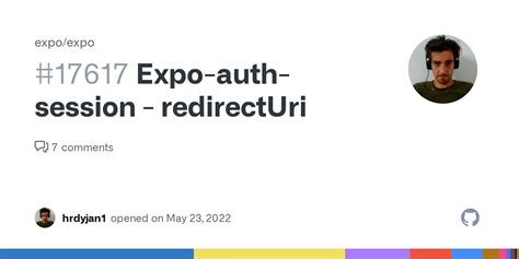 Expo Auth Session Redirecturi · Issue 17617 · Expoexpo · Github