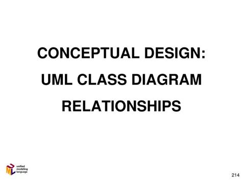 PPT CONCEPTUAL DESIGN UML CLASS DIAGRAM RELATIONSHIPS PowerPoint Presentation ID