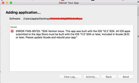 Ios Error While Uploading The Ipa To App Store Stack Overflow