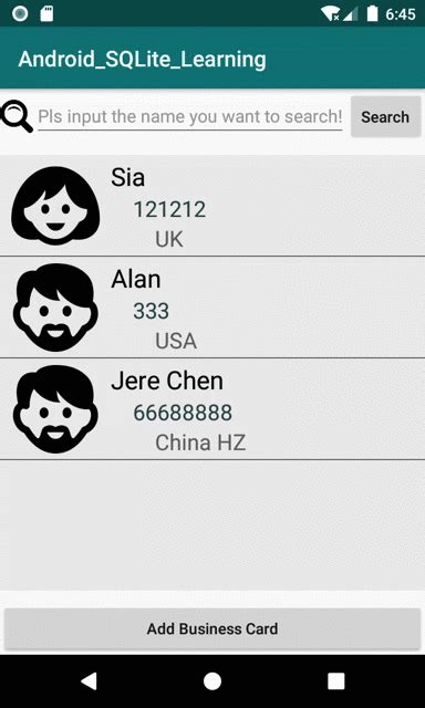 Android Sqlite 使用方法（含完整案例）android Sqlite Helper Demo Csdn博客