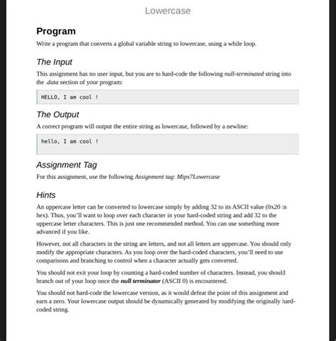 Solved Lowercase Program Write A Program That Converts A