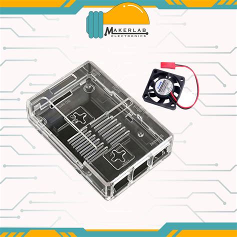 Raspberry Pi Clear Case Enclosure With Fan For Raspberry Pi 3 3b3b