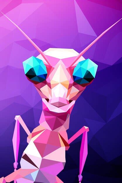 Premium Ai Image Geometric Drawing Of An Ant Generated By Ai