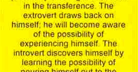 Carl Jung Depth Psychology Carl Jung On Introversion Extraversion And Fantasy