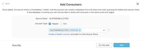 Snowflake Data Sharing Datasense