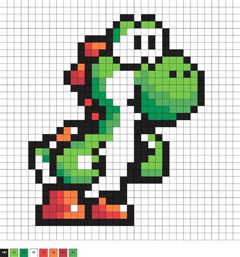 Super Mario Perler Bead Patterns Pixel Art Personnage Dessin Pixel Pixel Art Facile