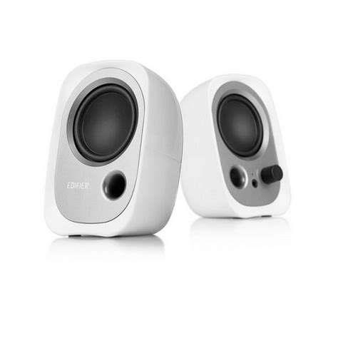 Edifier R U Multimedia Desktop Speakers USB White Cables Online