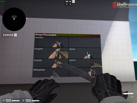 Мапа для настройки положения рук в Cs Go