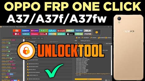 Oppo A Frp Unlock Tool Youtube